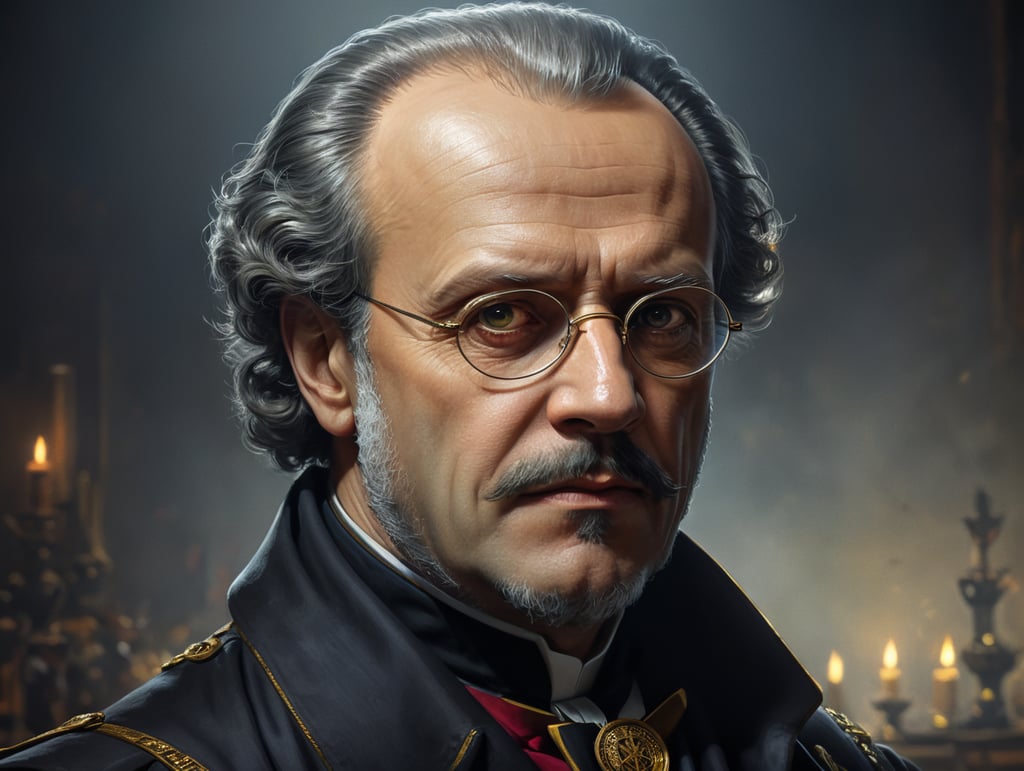 Premium Free ai Images | portrait of the famous mathematician georg ...