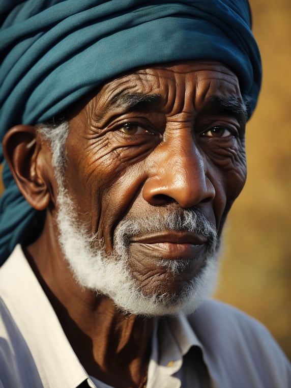 Lumenor AI Image Generation - jamaicas old man portrait realistic image ...