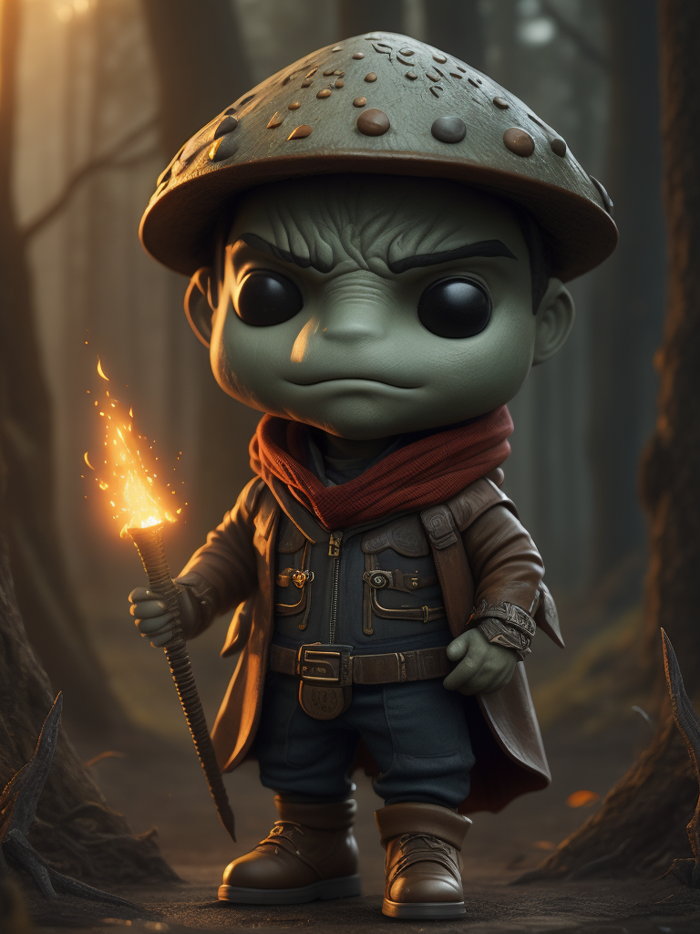Lumenor AI Image Generation - raymond briggs fungus the bogeyman as ...