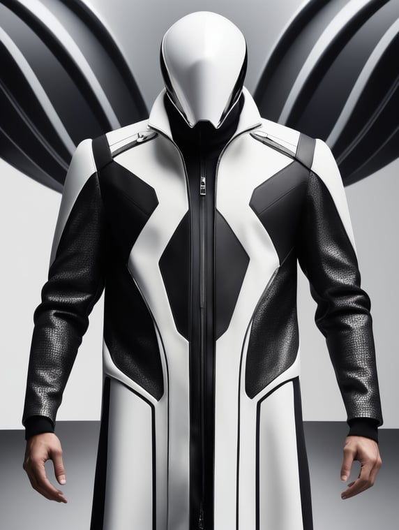 Premium Free ai Images | product design futuristic jacket coat fashion ...