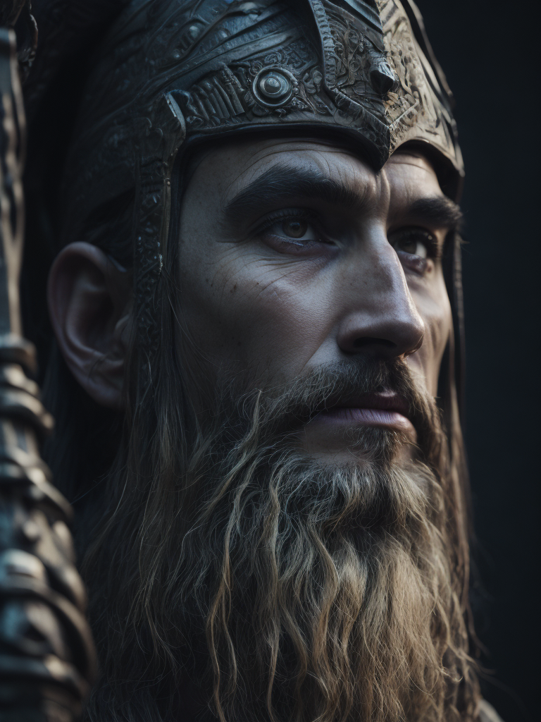 Lumenor AI Image Generation - viking totem pole