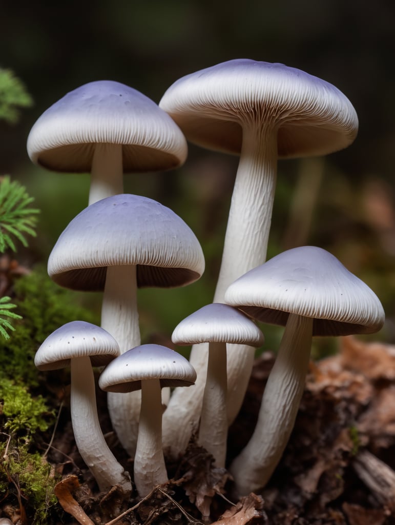 Premium Free ai Images | psilocybine mystic mushrooms