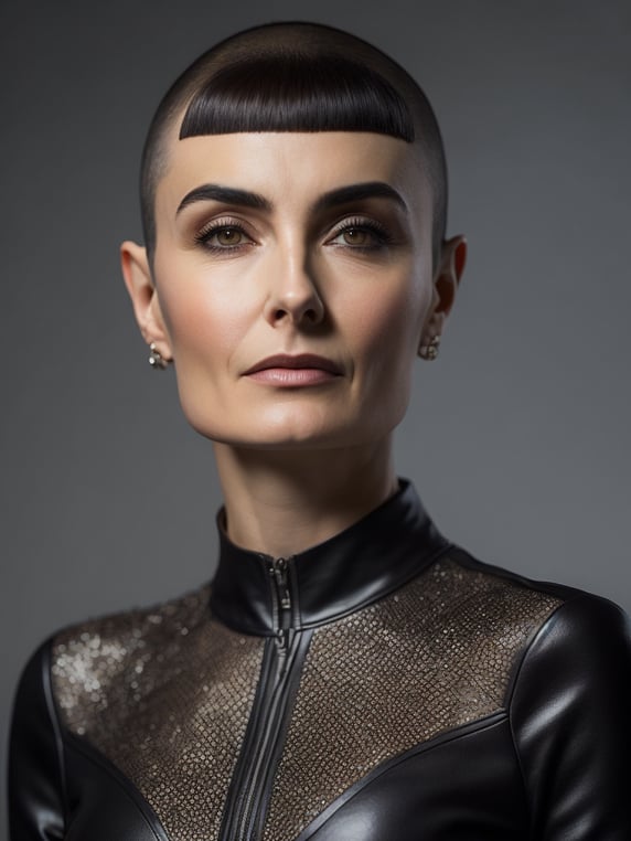 Lumenor AI Image Generation - sinead oconnor black latex ultra photo ...