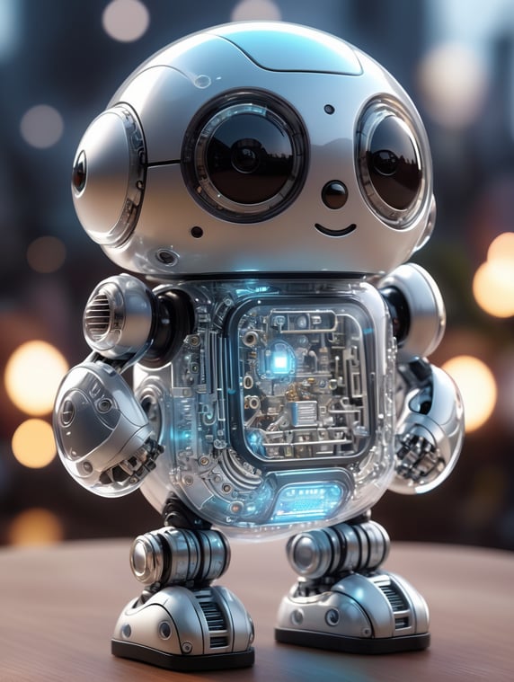 Premium Free ai Images | cute aesthetic tiny cute translucent ...