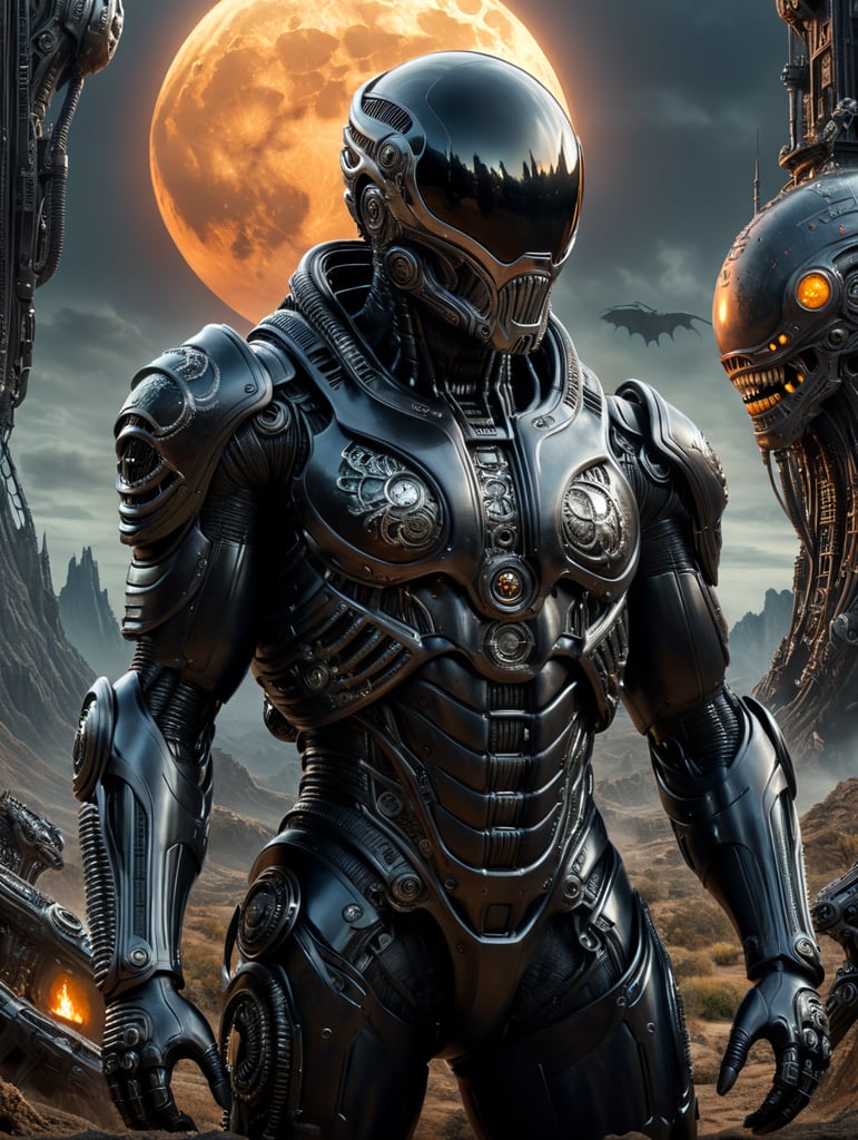 Premium Free ai Images | by giger and ridley scott envision tom cruise ...