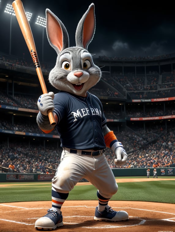 Premium Free ai Images | miguel cabrera with baseball bat as cartoon ...
