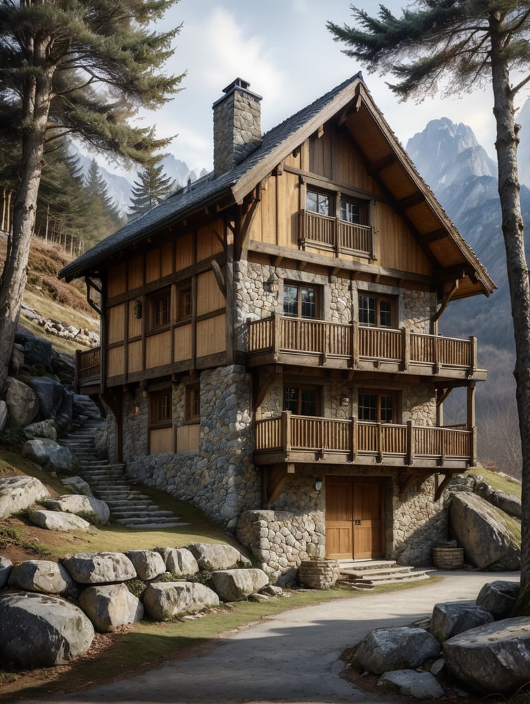 Premium Free ai Images | watercolour sketch of very small mountain ...