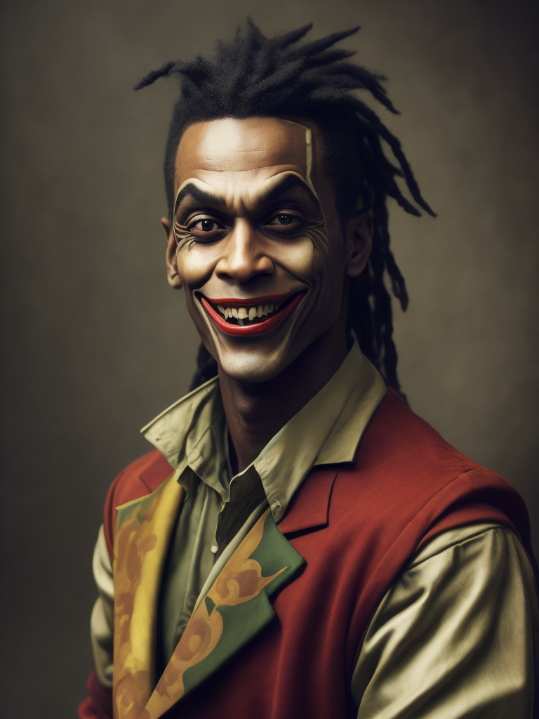 Lumenor AI Image Generation - rasta joker portrait highly detailed ...