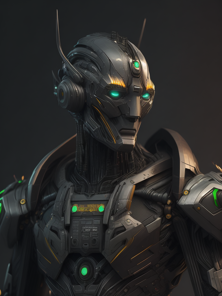 Lumenor AI Image Generation - matrix neo robot