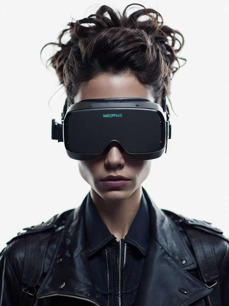 Lumenor AI Image Generation - women wearing vr glasses