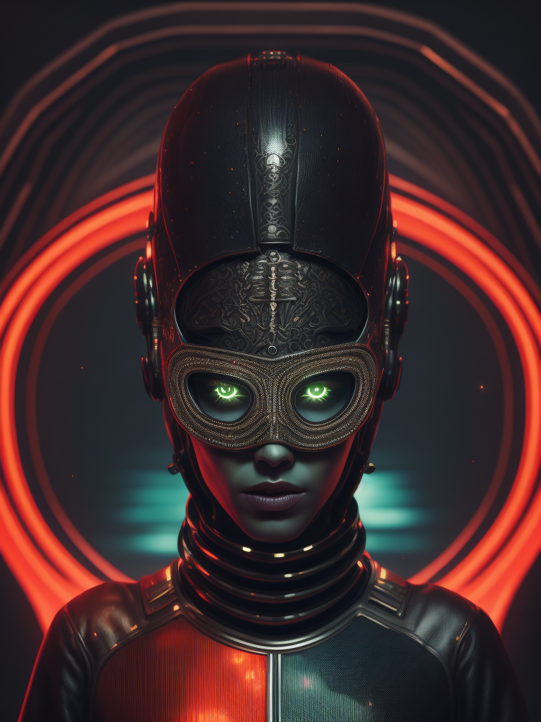 Lumenor AI Image Generation - contemporary humanoid woman alien with ...