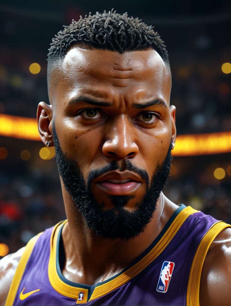 Premium Free ai Images | nba players as weird characters