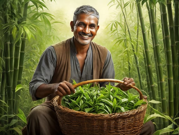 Premium Free ai Images | smiling indian who looks like rahaman tea ...