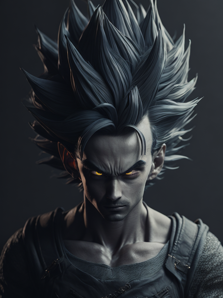 Lumenor AI Image Generation - dragon ball portrait