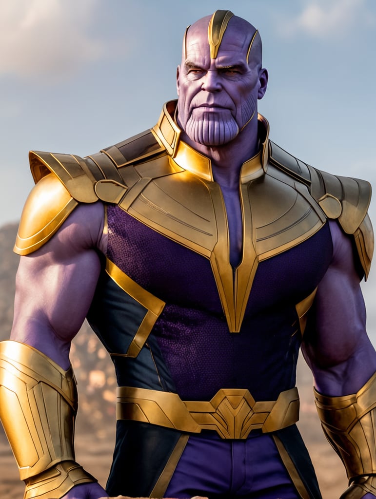 Premium Free ai Images | thanos as human being