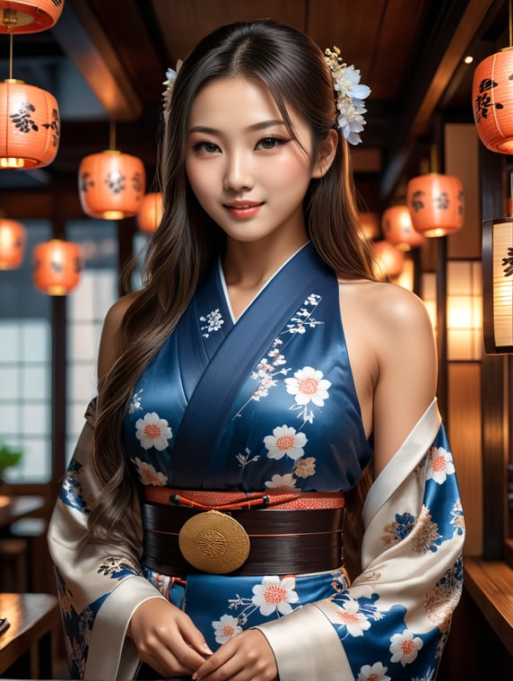 Premium Free ai Images | shot at night of pretty year old mixed ...