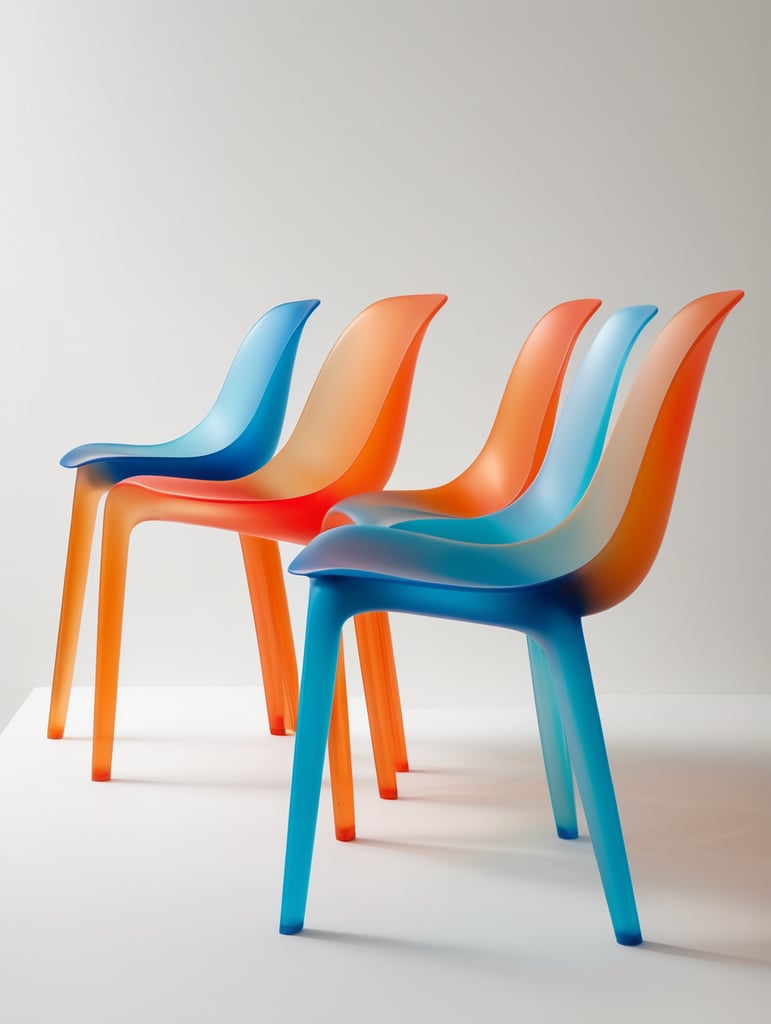 Premium Free ai Images | una silla minimalista contemporanea de ...