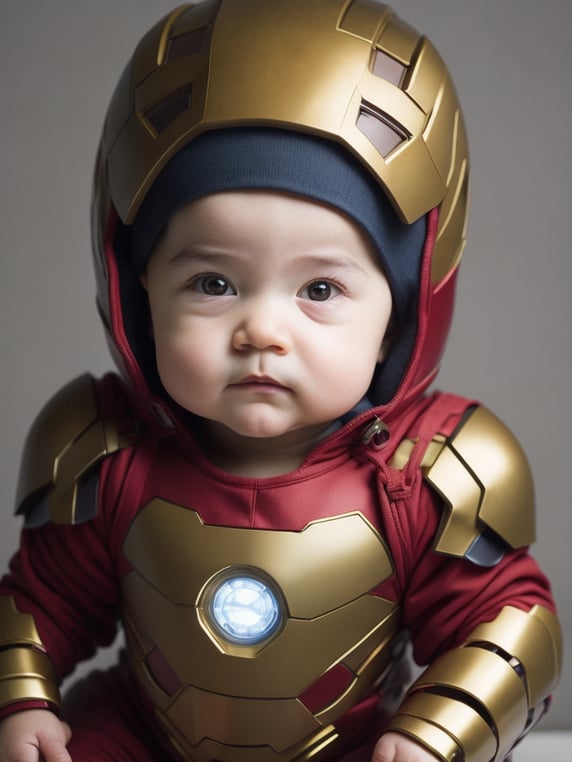 Premium Free ai Images | the adorable photo showcases baby dressed in ...