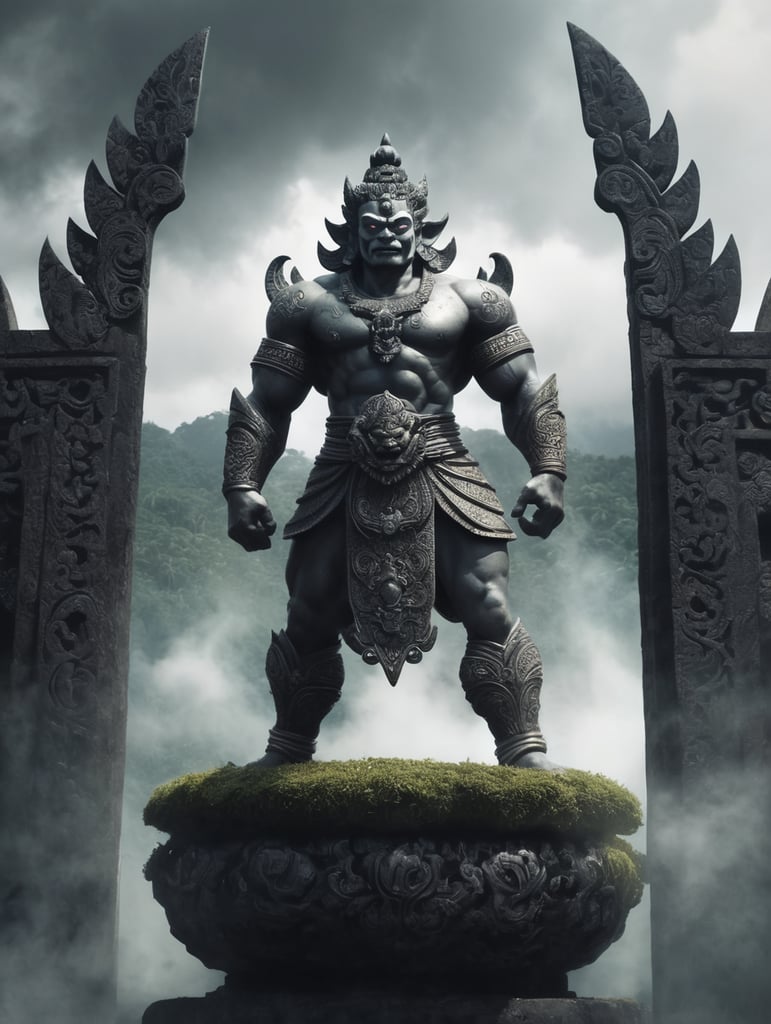 Premium Free ai Images | buatkan saya karakter leak bali yang memiliki ...