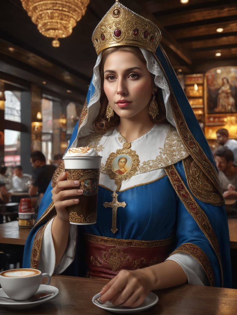 Premium Free ai Images | hyper detailed virgen maria portrait hyper ...