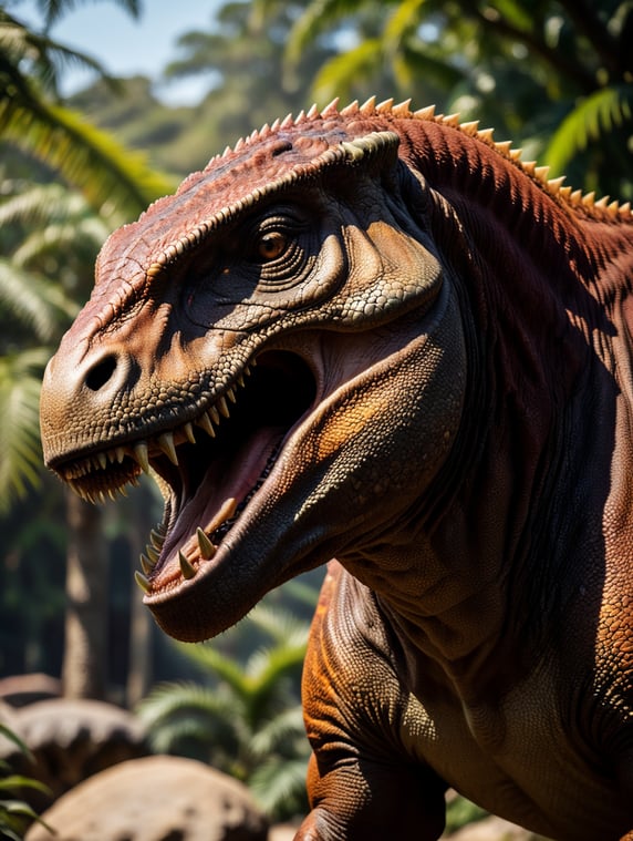 Premium Free ai Images | tyrannosaurus rex vibrant colors depth of ...