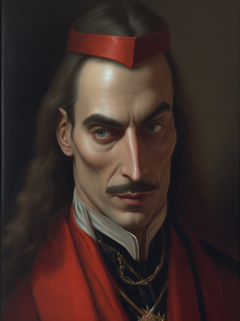 Premium Free ai Images | portrait of vlad dracula real life