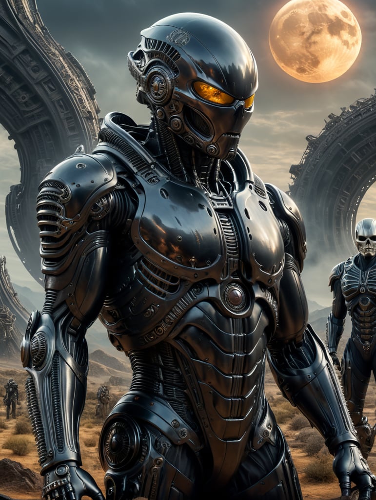 Premium Free ai Images | by giger and ridley scott envision tom cruise ...