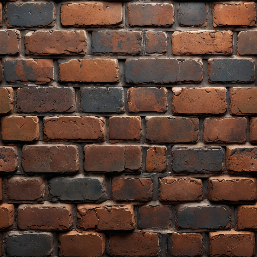 Premium Free ai Images | old brown brick texture seamless