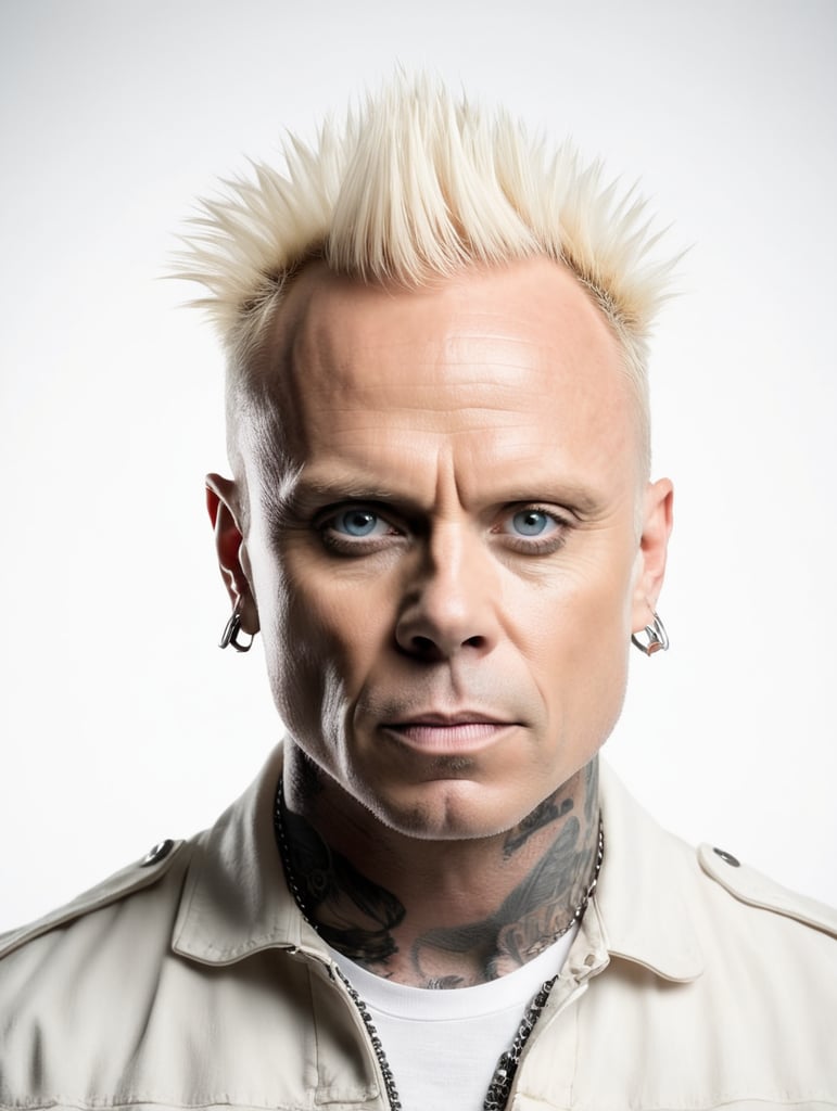 Premium Free ai Images | keith flint the prodigy fire starter