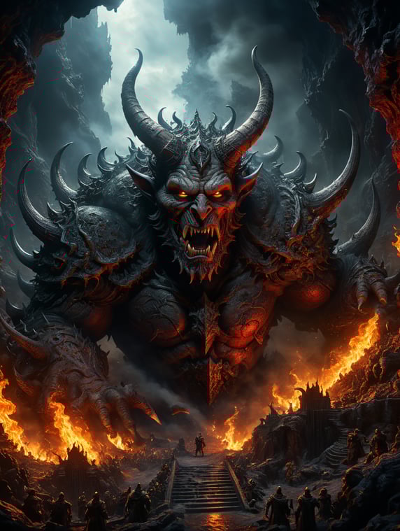 Premium Free ai Images | imagine the deepest section of hell ...