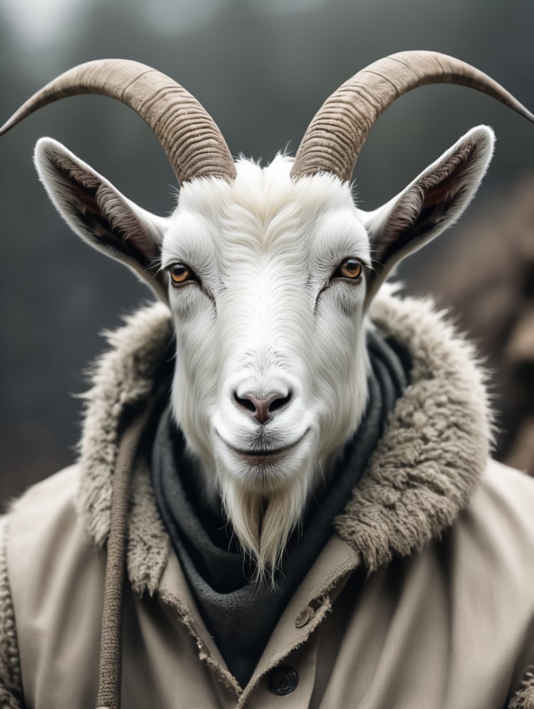 Premium Free ai Images | goat man