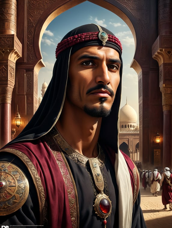 Premium Free ai Images | an advertising poster about qatari heritage