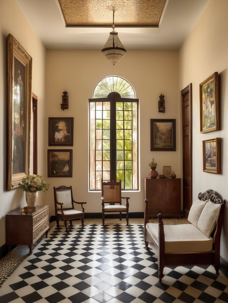 Premium Free ai Images | masterpiece painting of cuban colonial house ...