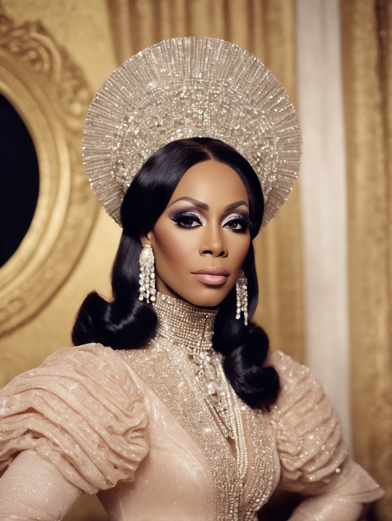 Premium Free ai Images | before crystal labeija formed the house of ...