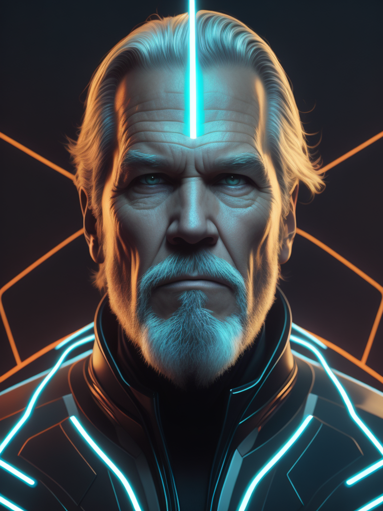 Lumenor AI Image Generation - jeff bridges tron