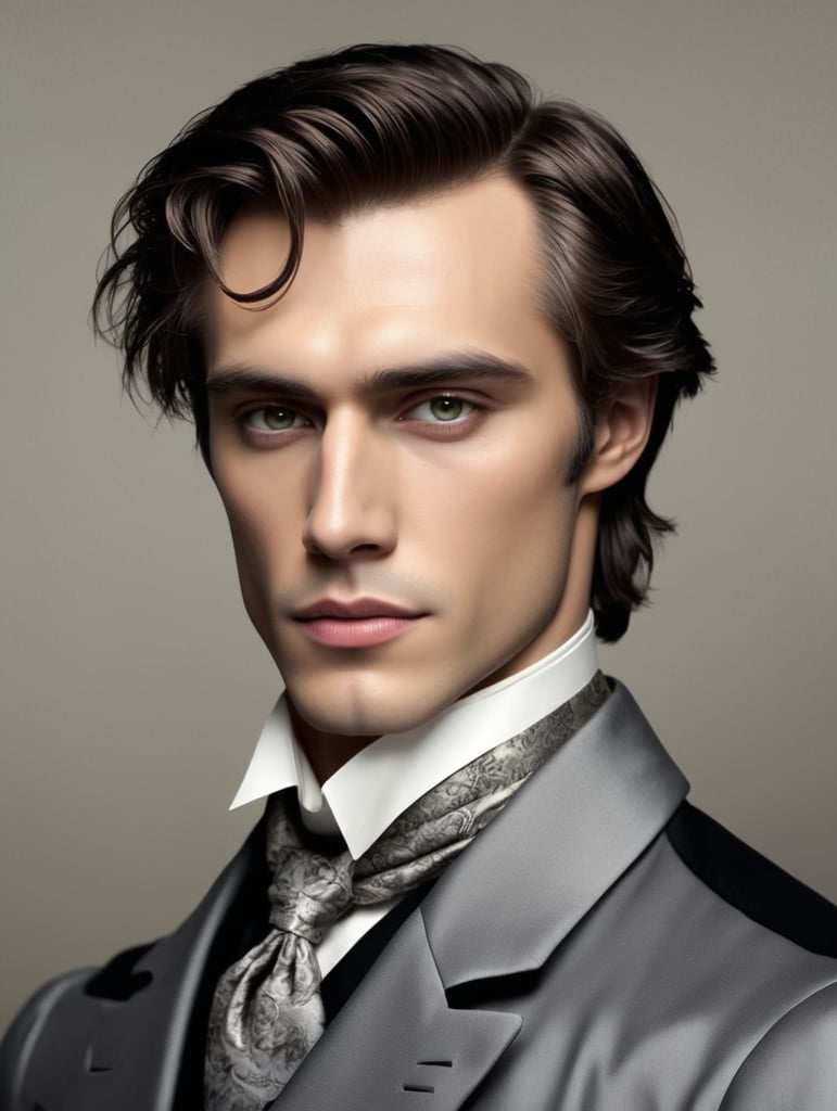 Premium Free ai Images | make pictures of dorian gray and his portrait ...