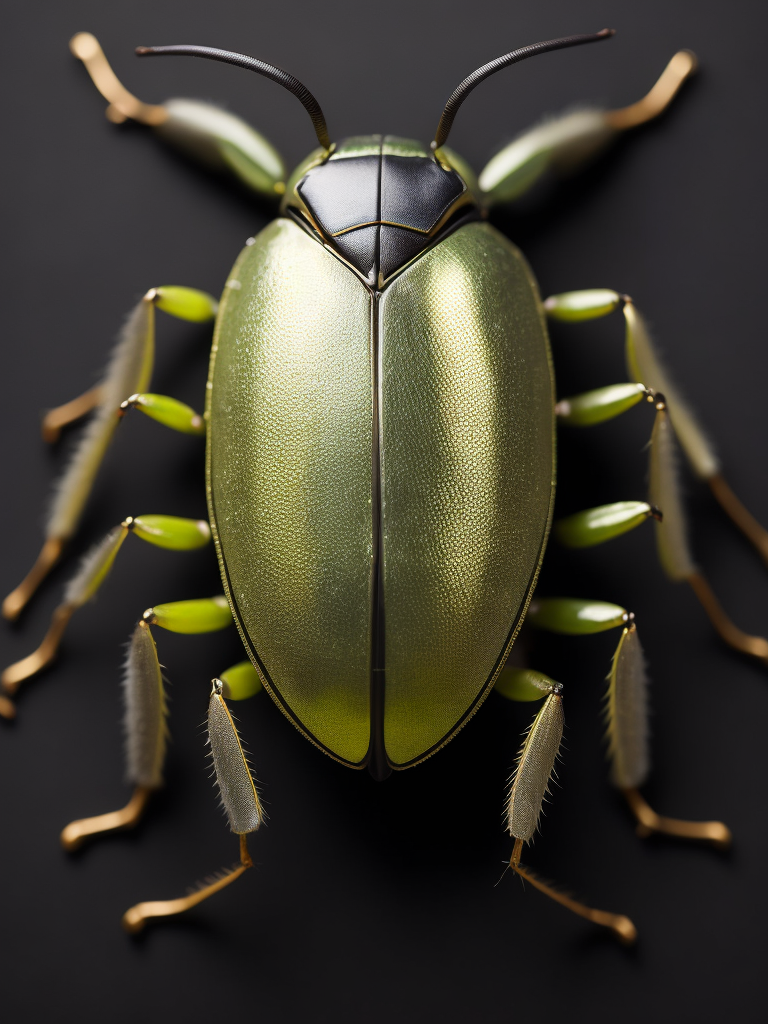Premium Free ai Images | beautiful beetle metallic gold and lime green ...