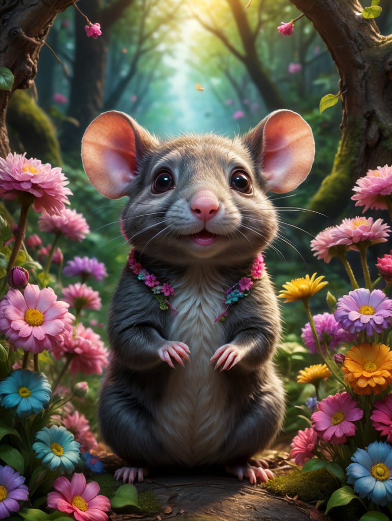 Premium Free ai Images | cute rat