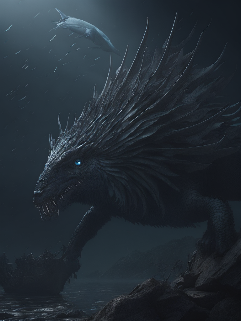 Premium Free ai Images | leviathan