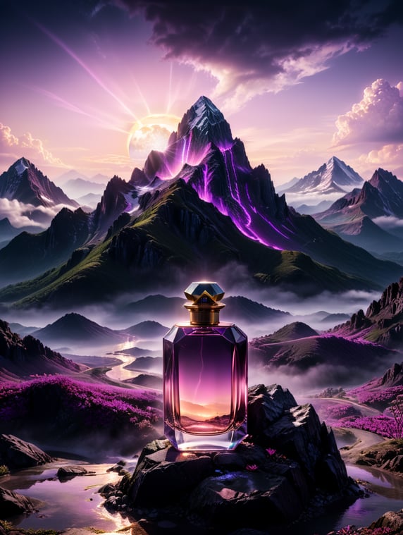 Premium Free ai Images | professional photography of luxury perfume ...