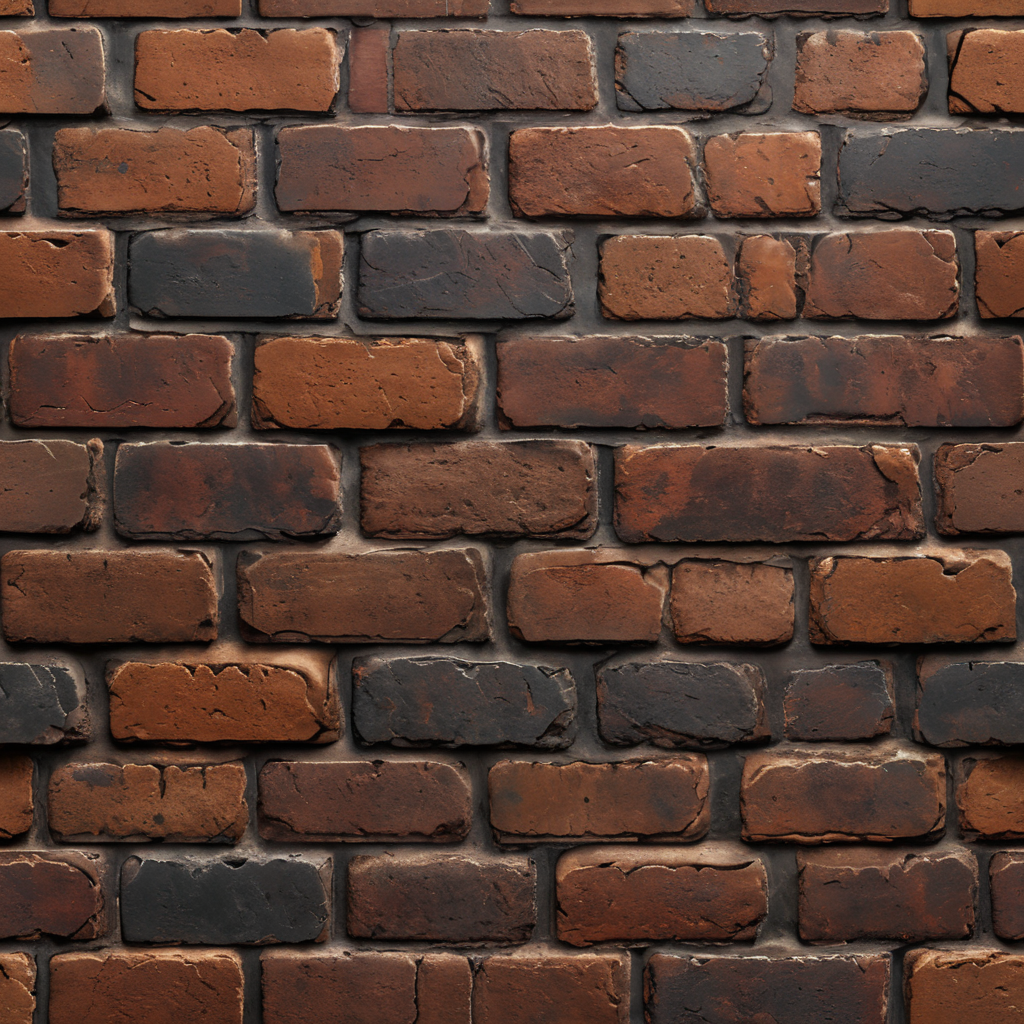 Premium Free ai Images | old brown brick texture seamless