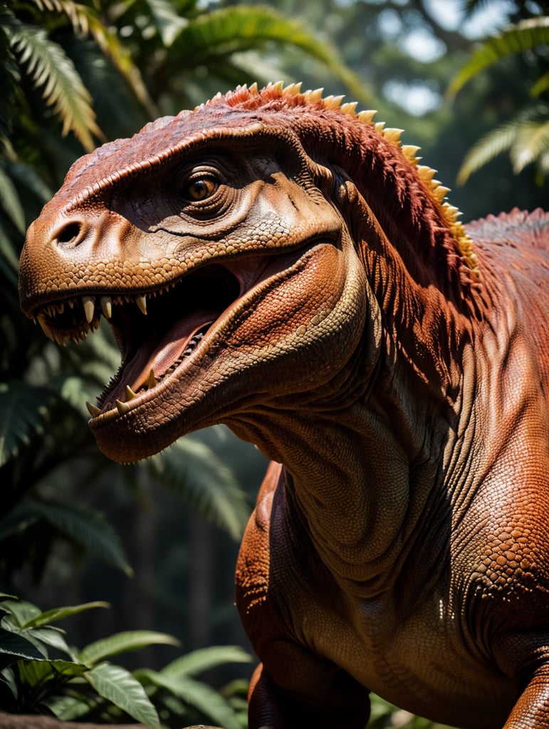 Premium Free ai Images | tyrannosaurus rex vibrant colors depth of ...