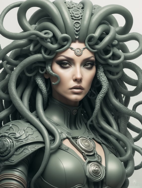 Premium Free ai Images | medusa sci fi