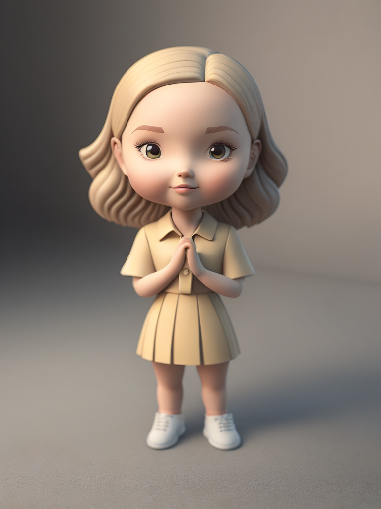 Premium Free ai Images | centered very cute isometric view unique clay ...