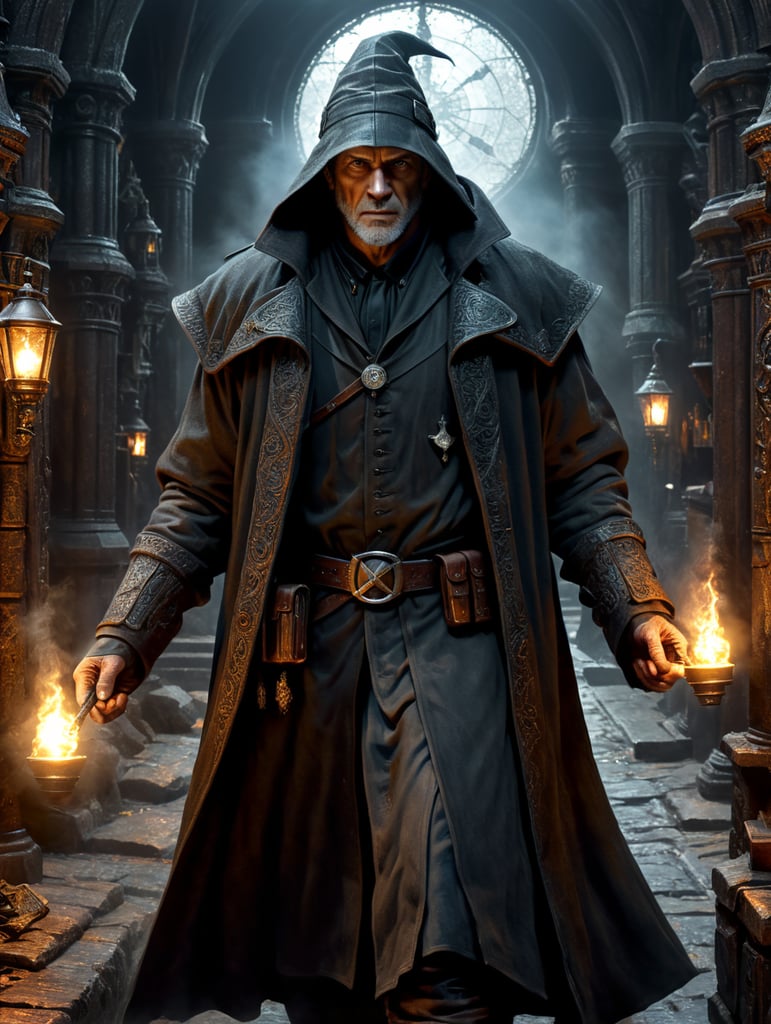 Premium Free ai Images | harry dresden wizard