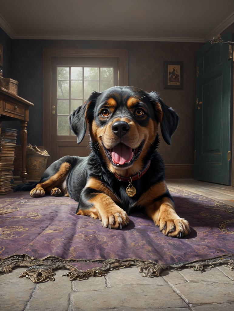 Premium Free ai Images | disney movie poster for dog