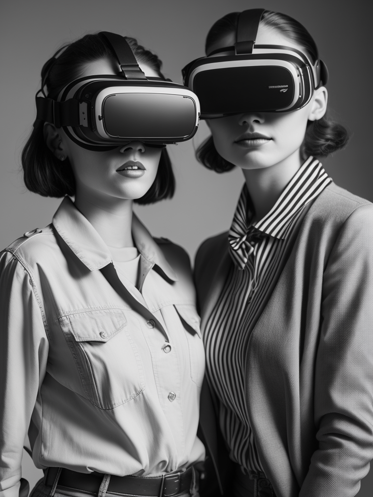 Lumenor AI Image Generation - portrait of girls wearing prototype ...