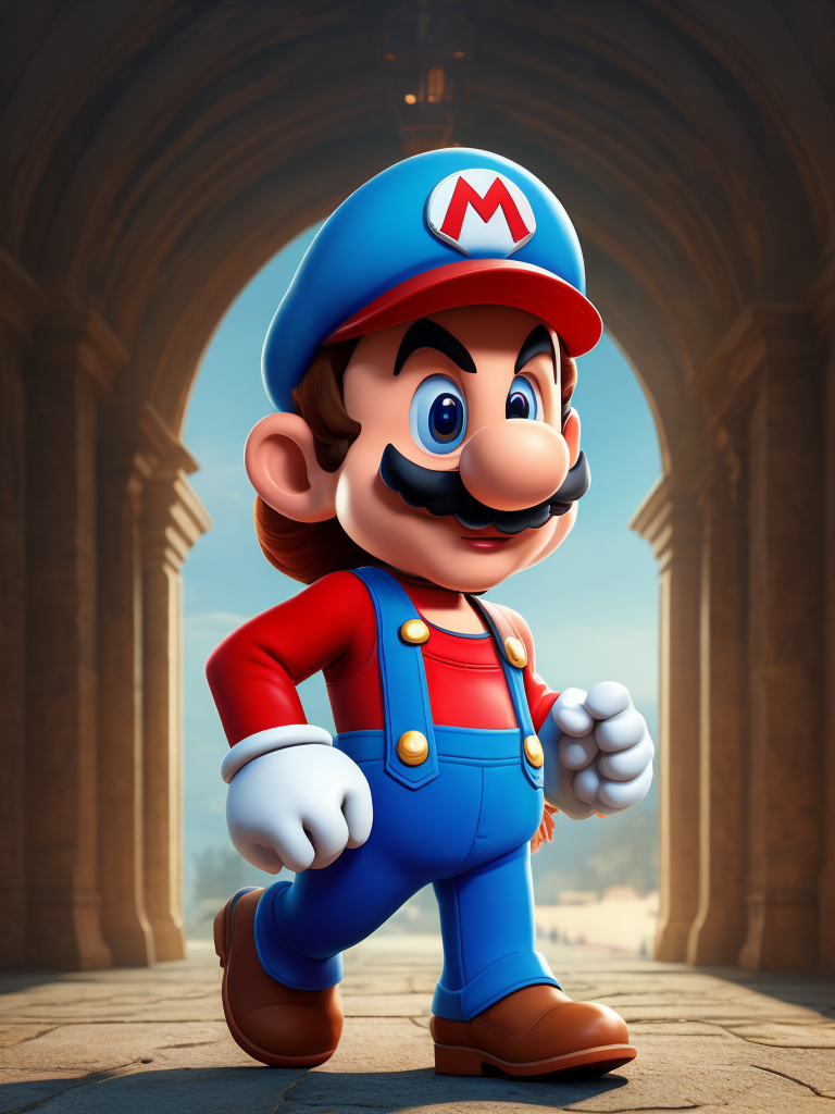 Premium Free ai Images | super mario creative and kind hearted person ...