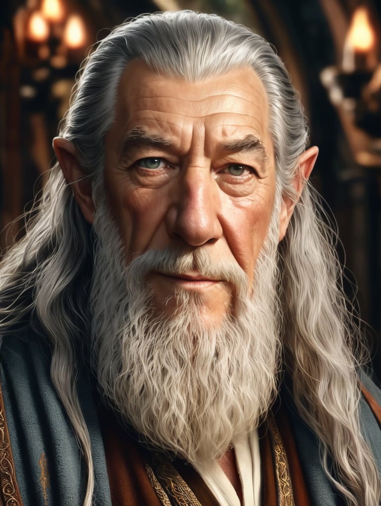 Premium Free ai Images | gandalf from lord of the rings diffuse ...