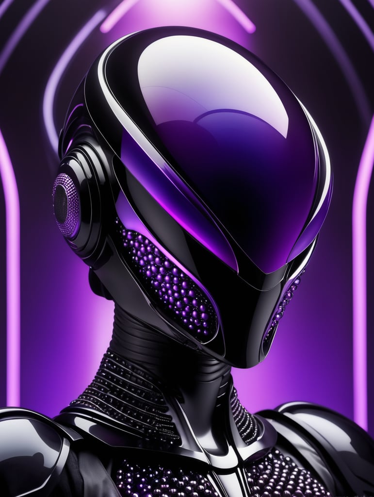 Premium Free ai Images | xenomorph with black suit elegant scene ...